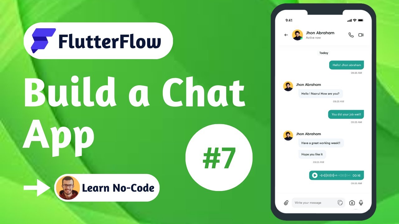 Build a Chat App with FlutterFlow - Part #7 - Adding Messages