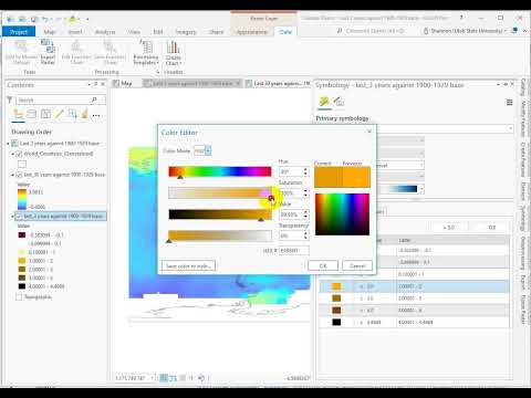 Creating meaningful classes and colors for diverging values