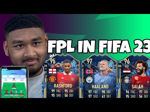 I Used My FPL Team In Fifa 23 Fut Champs!!!