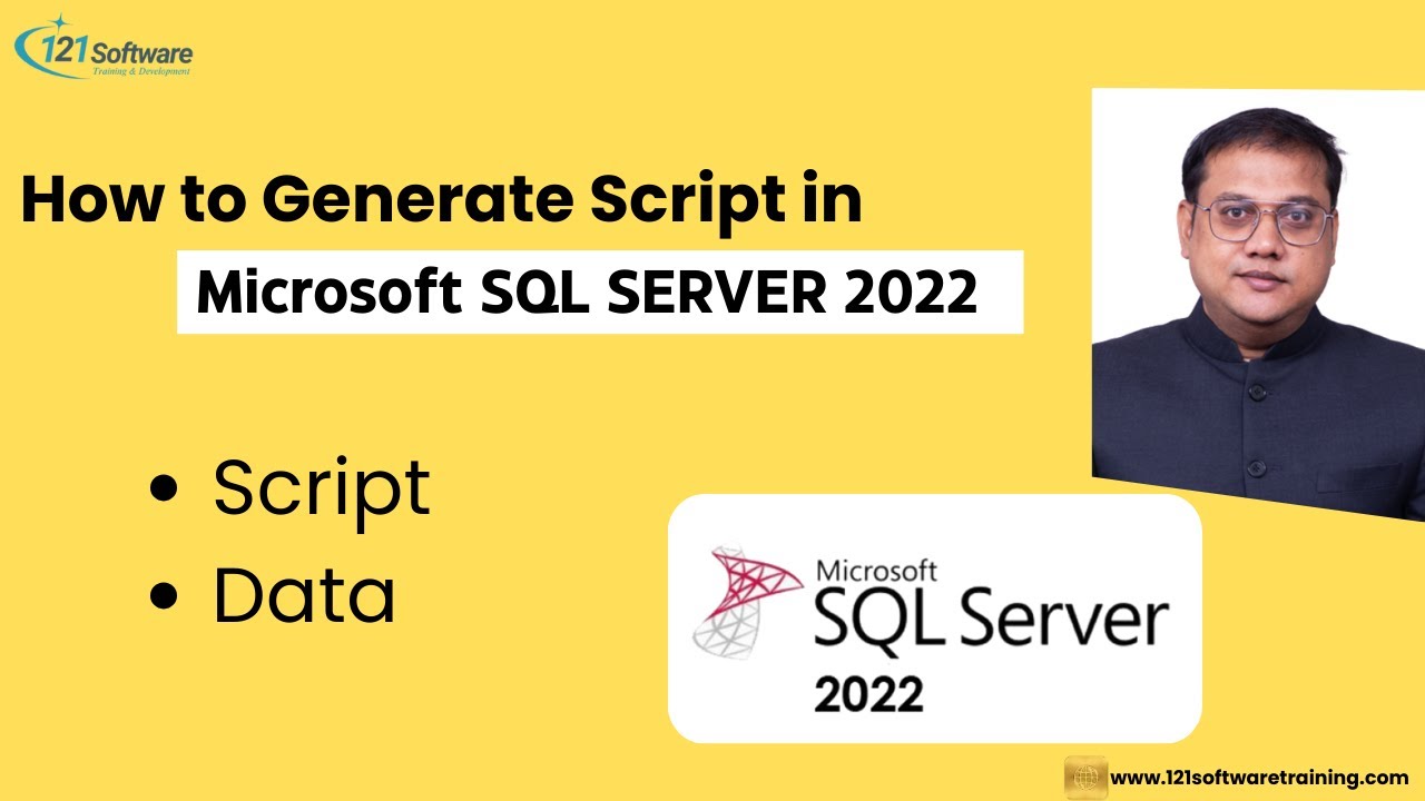 How to Generate Script in SQL server 2022 With Data | Generate Script in SQL SERVER |Run Script File