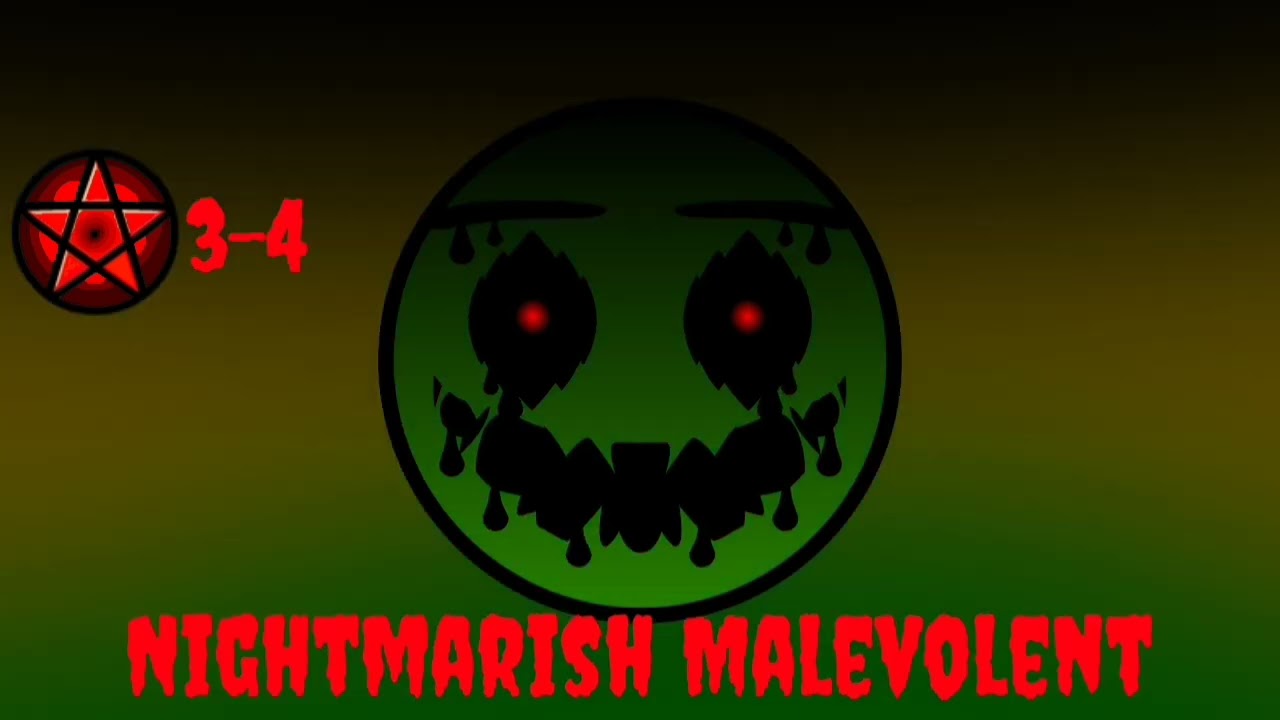 Custom Geometry Dash Difficulty Faces (Nightmarish Difficulties)