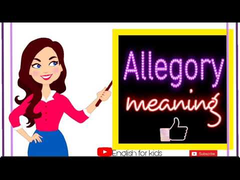 "ALLEGORY"- Definition + Examples (Literary devices and terms)