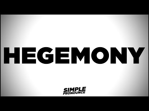 How to Pronounce Hegemony - Simple Pronounce