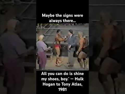 Hulk Hogan Disrespects Tony Atlas Before 1981 Match | “Shine My Shoes, Boy” Shocker