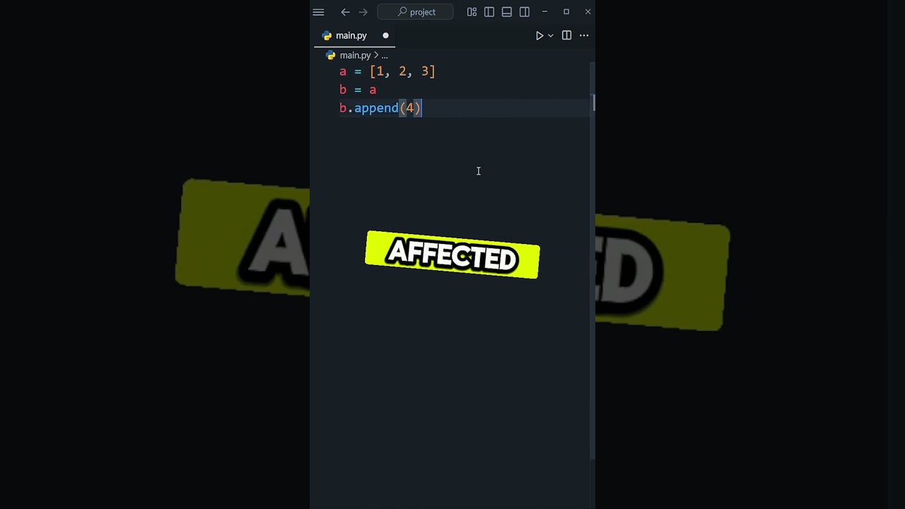 The Python List Mistake You're Probably Making! #python