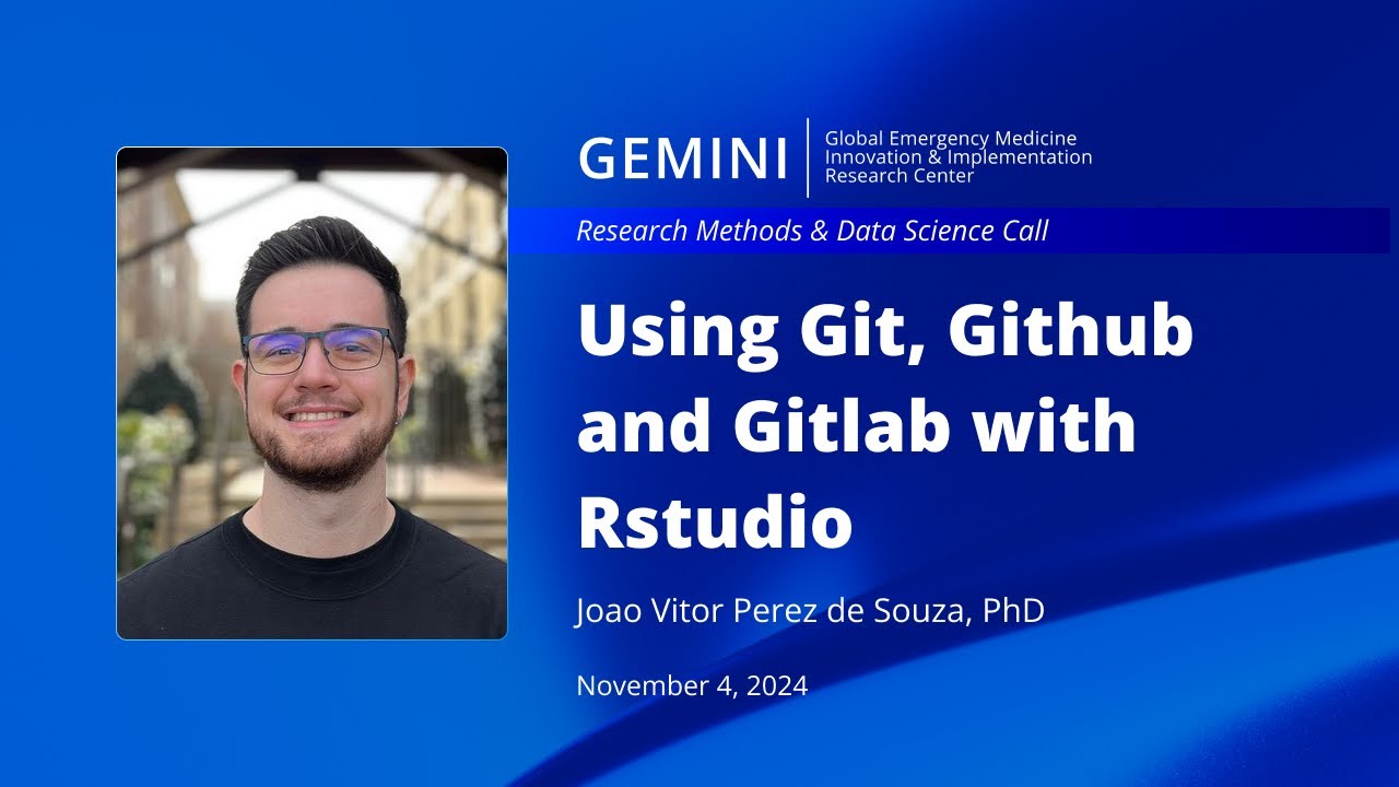Using Git, Github and Gitlab with Rstudio | Research Methods & Data Science Calls