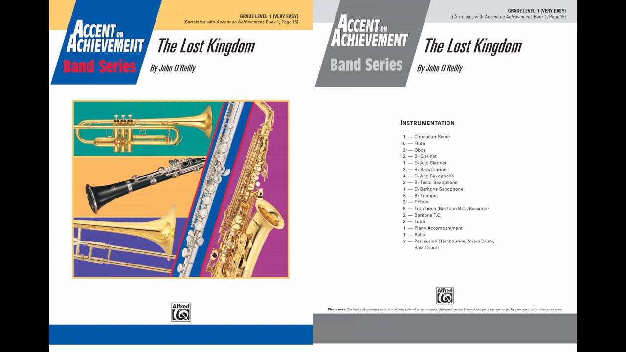 The Lost Kingdom, by John O'Reilly – Score & Sound