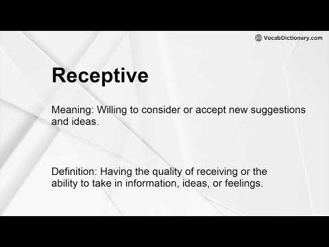 Receptive Meaning