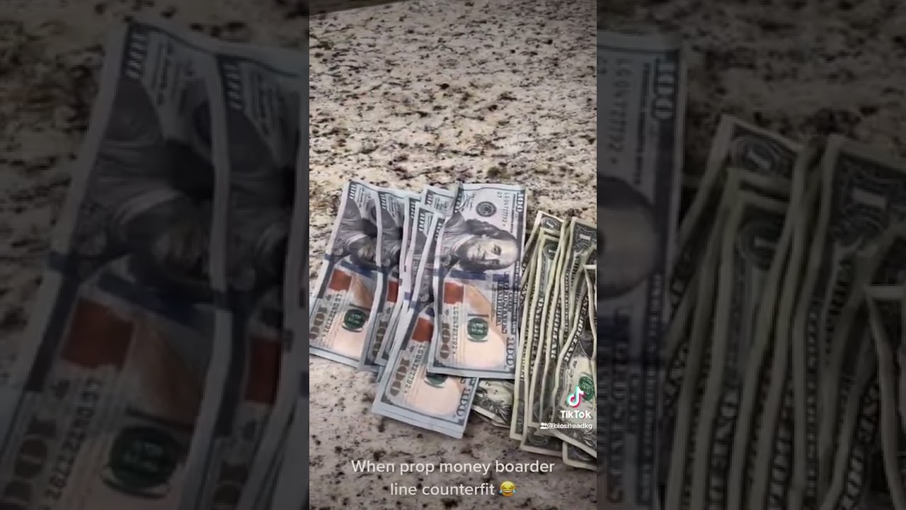 Printing super realistic prop money for music video lol 😂#moneychallenge #propmoney #fyp