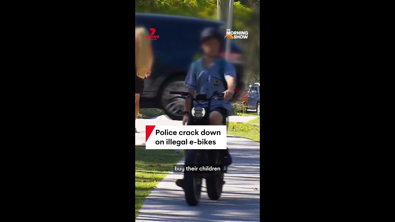 Police crack down on illegal, high-powered e-bikes ahead of Christmas