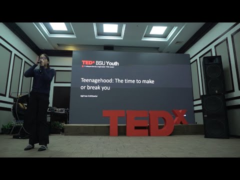 “Teenagehood: the time to make or break you.” | Agiimaa Enkhbaatar | TEDxBSU Youth