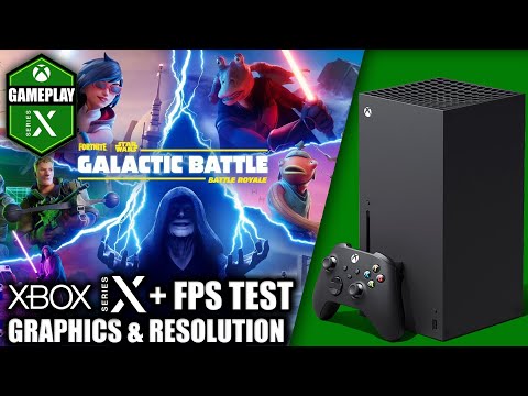 Fortnite Galactic Battle - Xbox Series X Gameplay + FPS Test