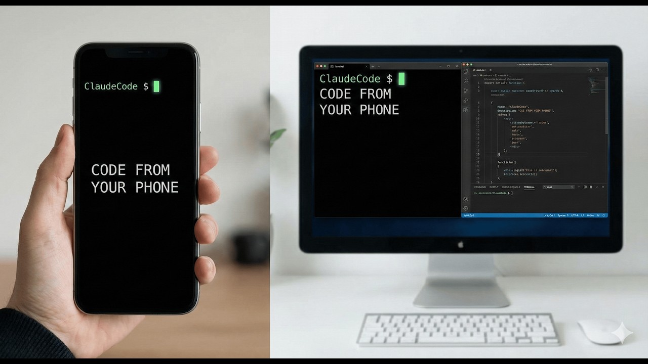 Claude Code Remote Control  - Code From Your PHONE