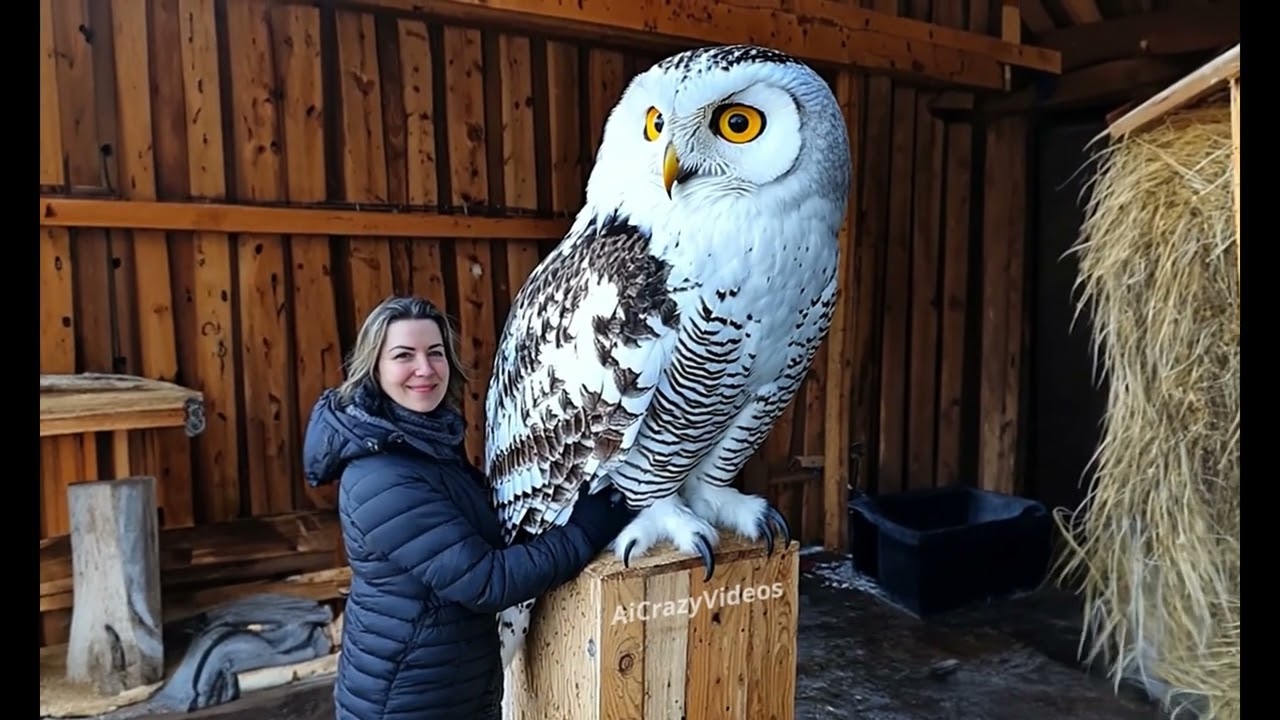 An Unbelievably Giant/ Huge Owl! 😱