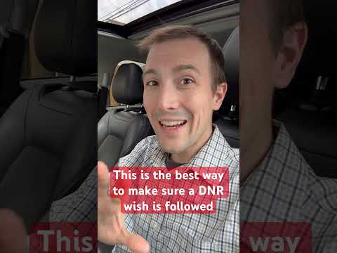 How to put a DNR “do not resuscitate” in place