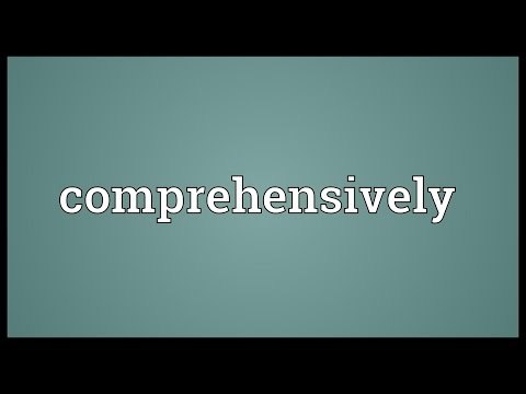 Comprehensively Meaning