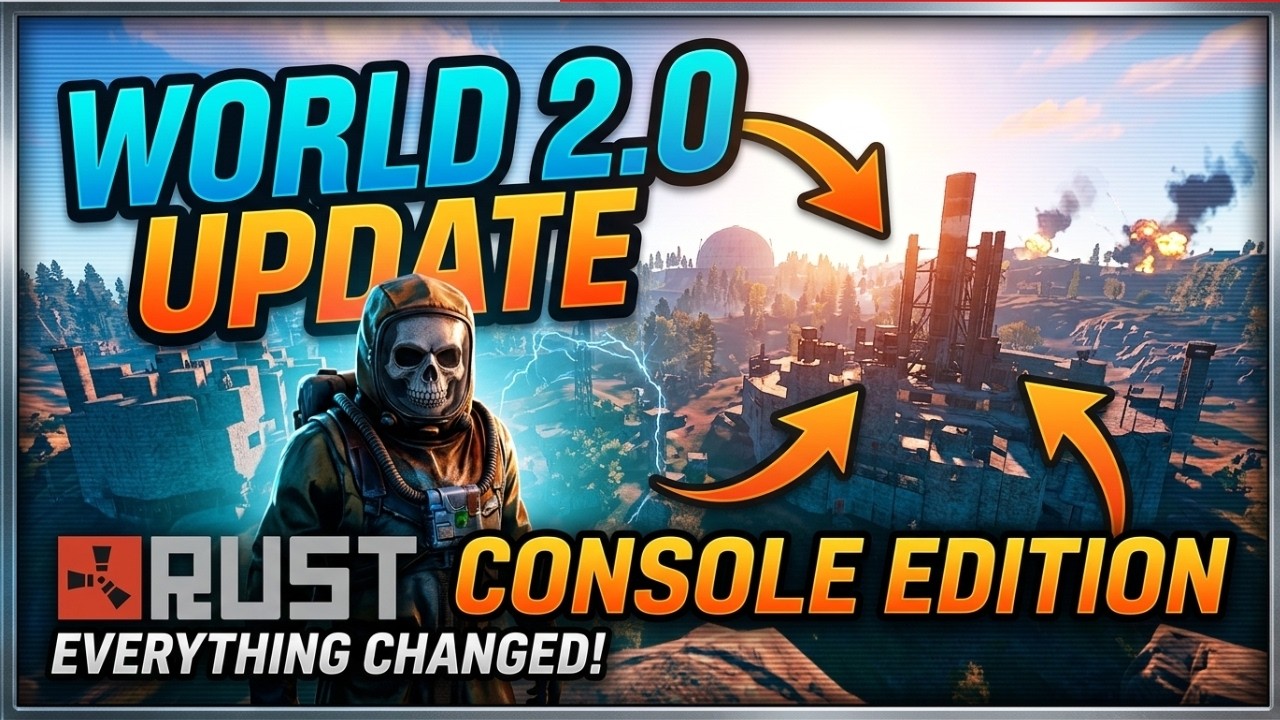 World 2.0 is MASSIVE: Everything to Expect for Rust Console Edition - The 4.5k Map Update