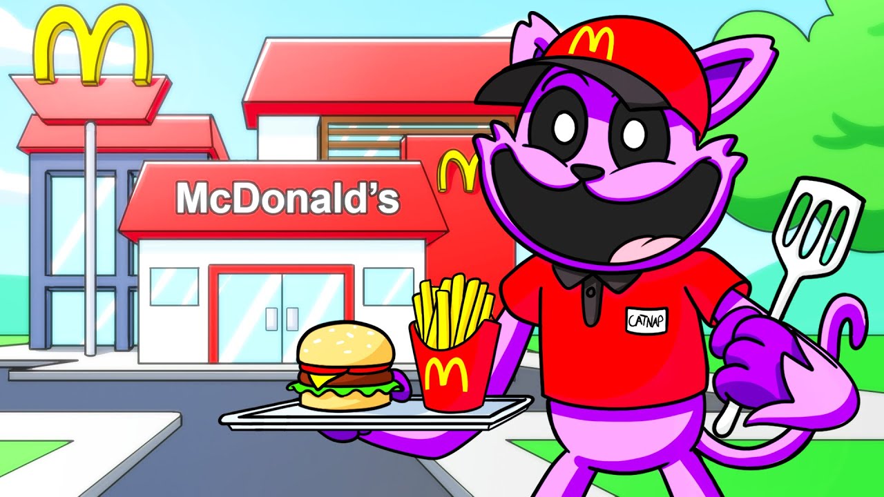 CATNAP GETS HIS FIRST JOB?! (Cartoon Animation)
