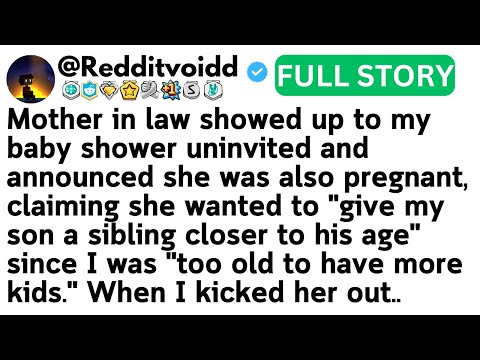 [Full story] Mother in law showed up to my baby shower uninvited and announced she was also..