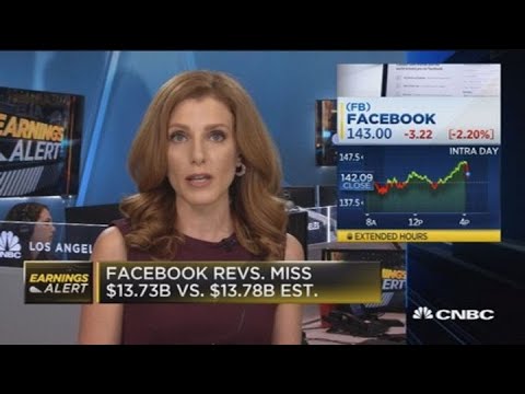 Facebook misses on revenues, shows declining user growth rate