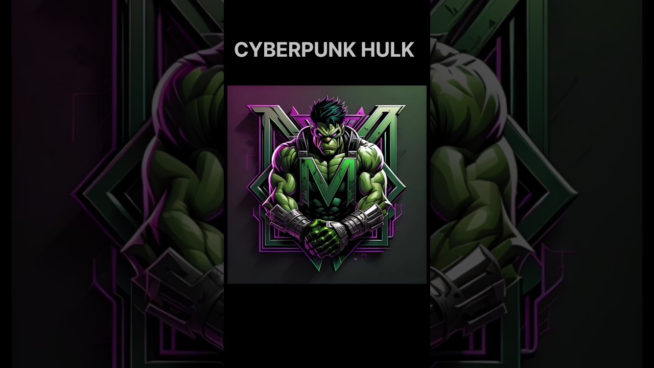 Different Style Hulk Marvel Character Letter Logo | Your Name First Letter Logo Design