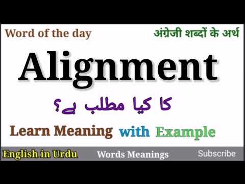 Alignment Meaning