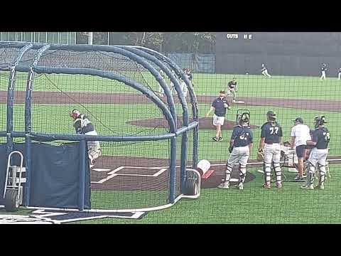 Throwing to 2B at Yale Baseball Camp