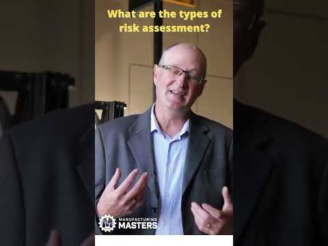 Types of risk assessments