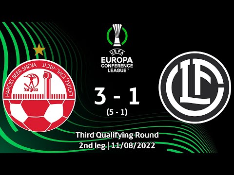H. Beer-Sheva vs Lugano | 3-1 | UEFA Europa Conference League 22/23 Third qualifying round, 2nd leg