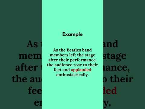Applaud | Applaud Meaning | Pronunciation of Applaud | Applaud – English Word of the Day