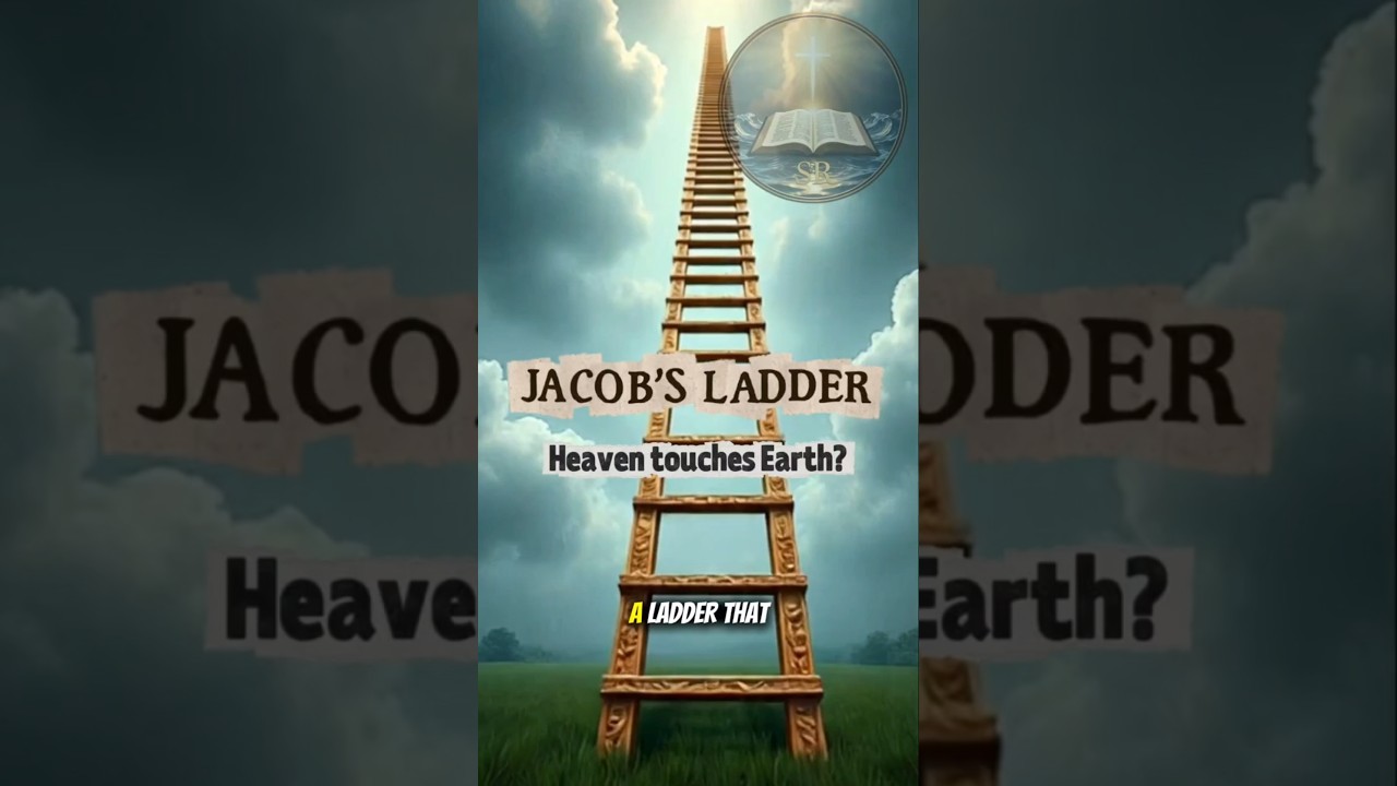 Jacob’s Ladder Explained 🔥 Genesis 28:12 & John 1:51 | Heaven’s Connection to Jesus ✝️ #shorts