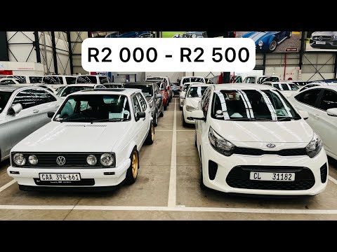 I Found The BEST Cars Between R2 000 - R2 500 Per Month At Webuycars !!