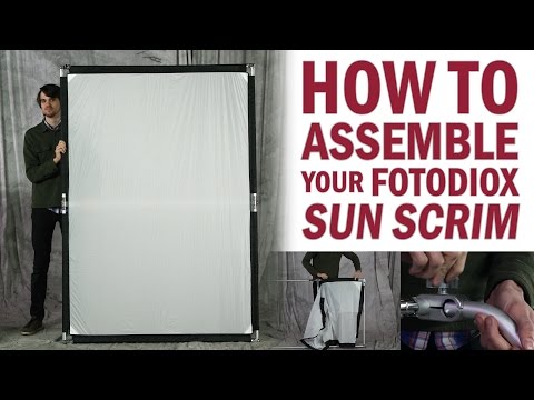 Fotodiox Studio Solutions 140x200cm Sun Scrim Kit, Includes Hinged ...