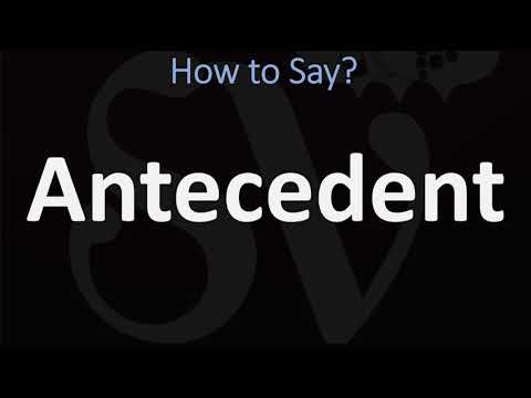 How to Pronounce Antecedent? (2 WAYS!) UK/British Vs US/American English Pronunciation