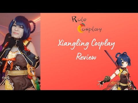 Unboxing a Xiangling Cosplay I bought from Rolecos x L-email | Cosplay Review and Try On