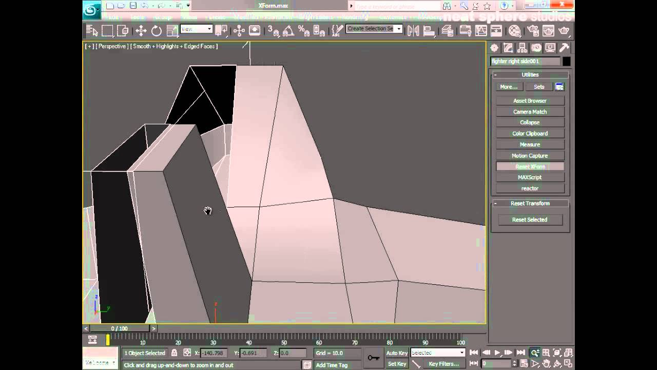 Learn  Autodesk 3ds Max - Chapter 7 - Using the Reset Transform Tool