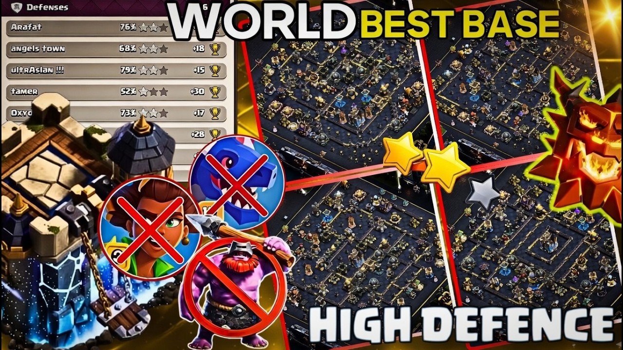 PRO TESTED! New TH18 Legend League & CWL Bases + Copy Links