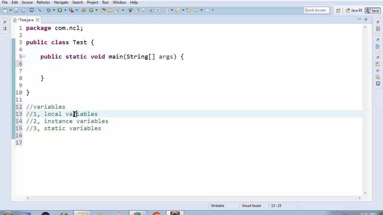 Local Variables and Data Types in Java - Java - Intact Abode