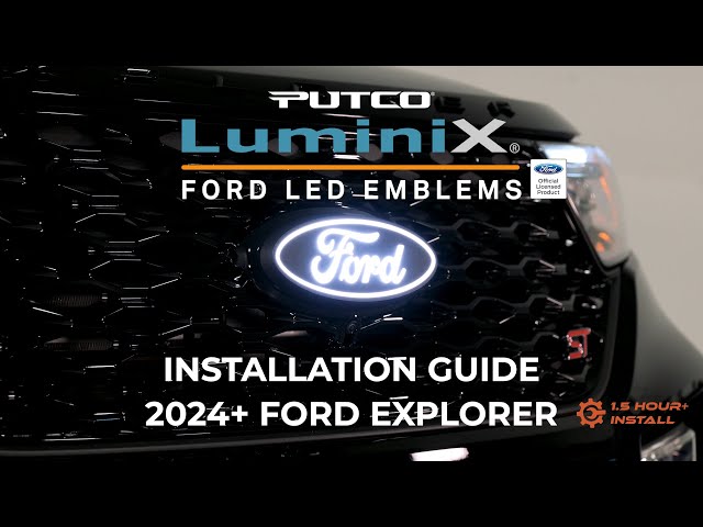 Putco Luminix Ford Logo Light Up LED Emblem - Front - SharpTruck.com