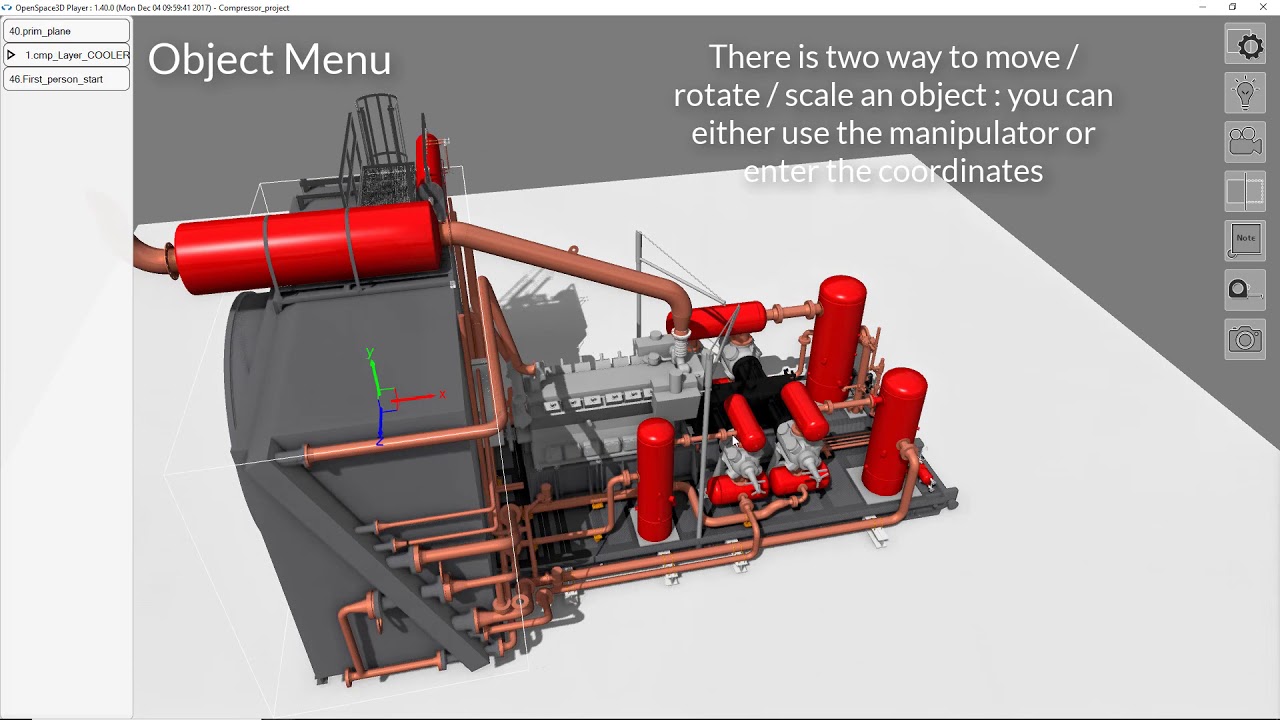 OpenSpace3D viewer tutorial