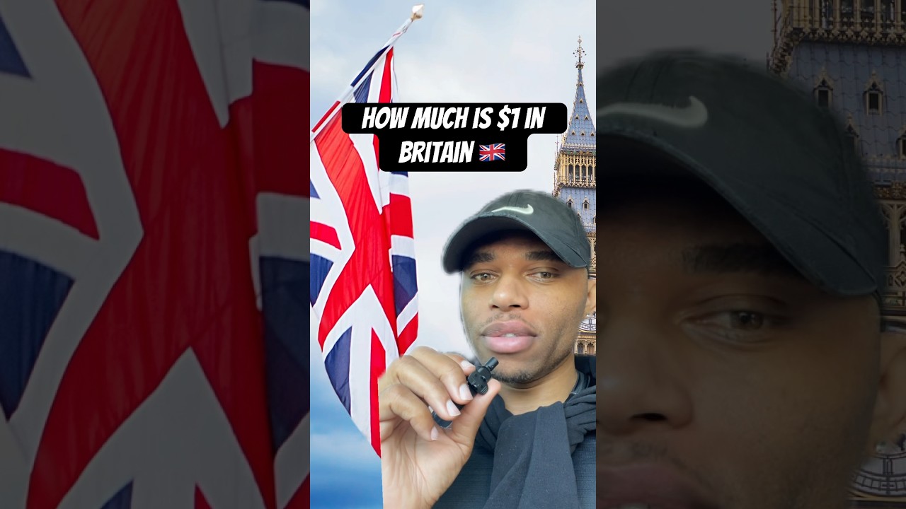 How much is $1 in British Pound #british #money #how #travel #traveling #viral #airlines #watch #fyp