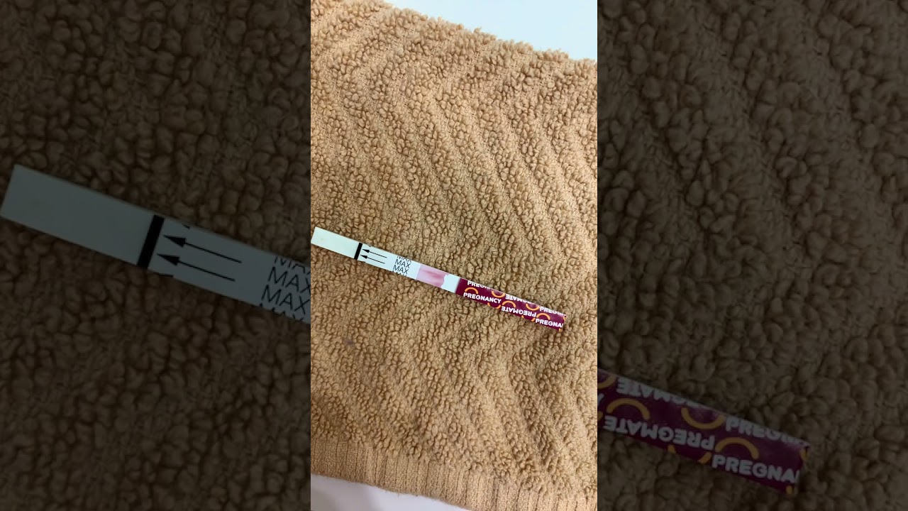 👶 LIVE PREGNANCY TEST @ 6 weeks 1 day| #pregnancy #pregnant #shorts #youtubeshorts