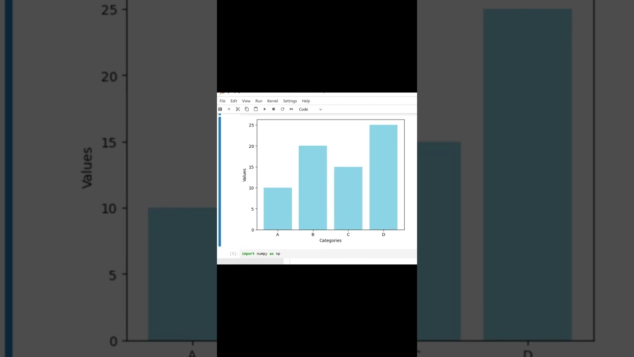 Visualize Data with Python Matplotlib in 60 Seconds! 📊 #Shorts
