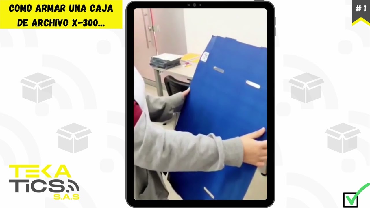 Como armar una caja de archivo X-300