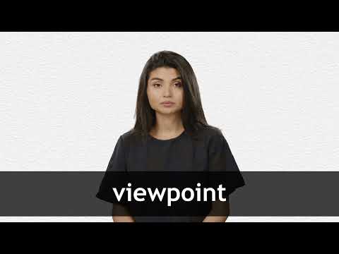 How to pronounce VIEWPOINT in American English