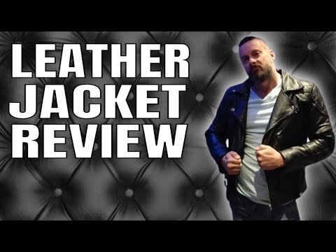 Leather Jacket Mens Review | Mens Leather Jacket Review | Black Quilted Biker Jacket