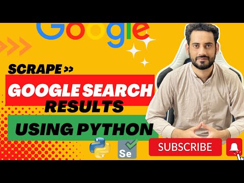 Extract Google Search Results Using Selenium and Python: A Step-by-Step Guide