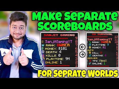 How To Make Separate Scoreboards For Separate Worlds in Minecraft Server