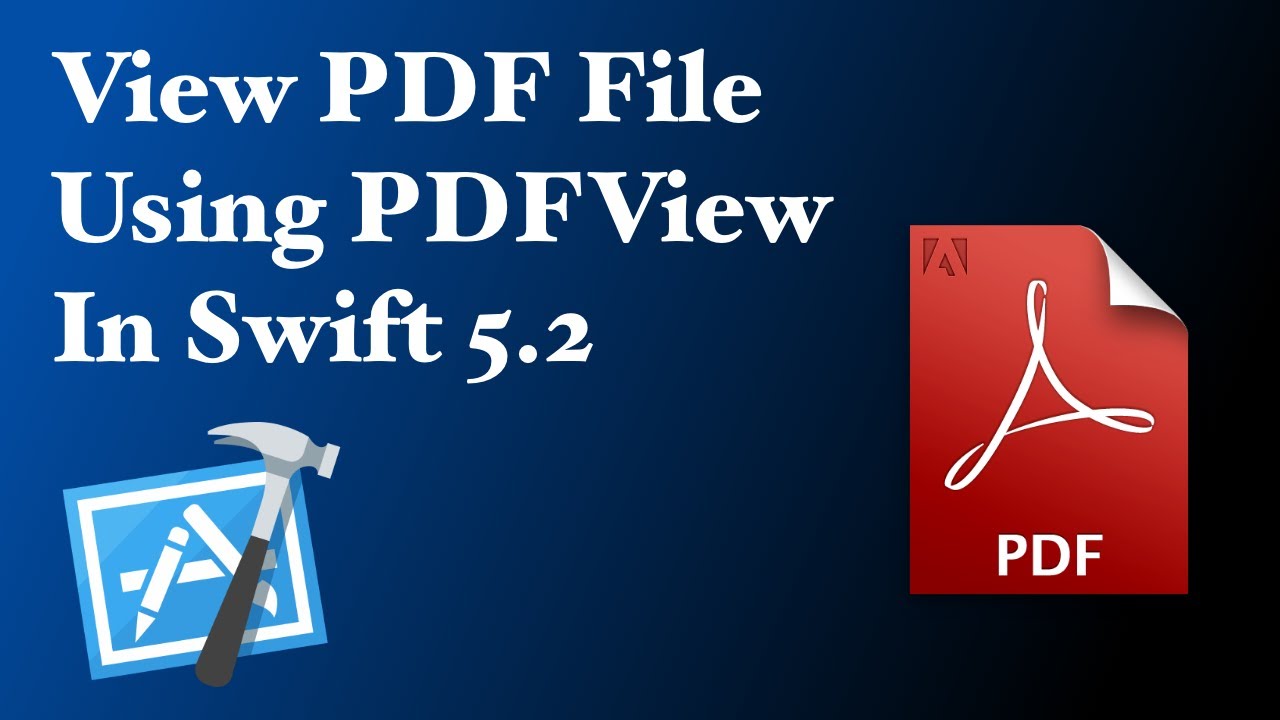 How to view pdf file in swift using PDFView