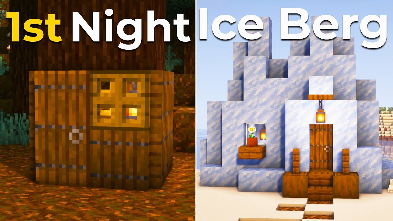 3 Simple Starter Bases for Minecraft #10 - Minecraft Builders